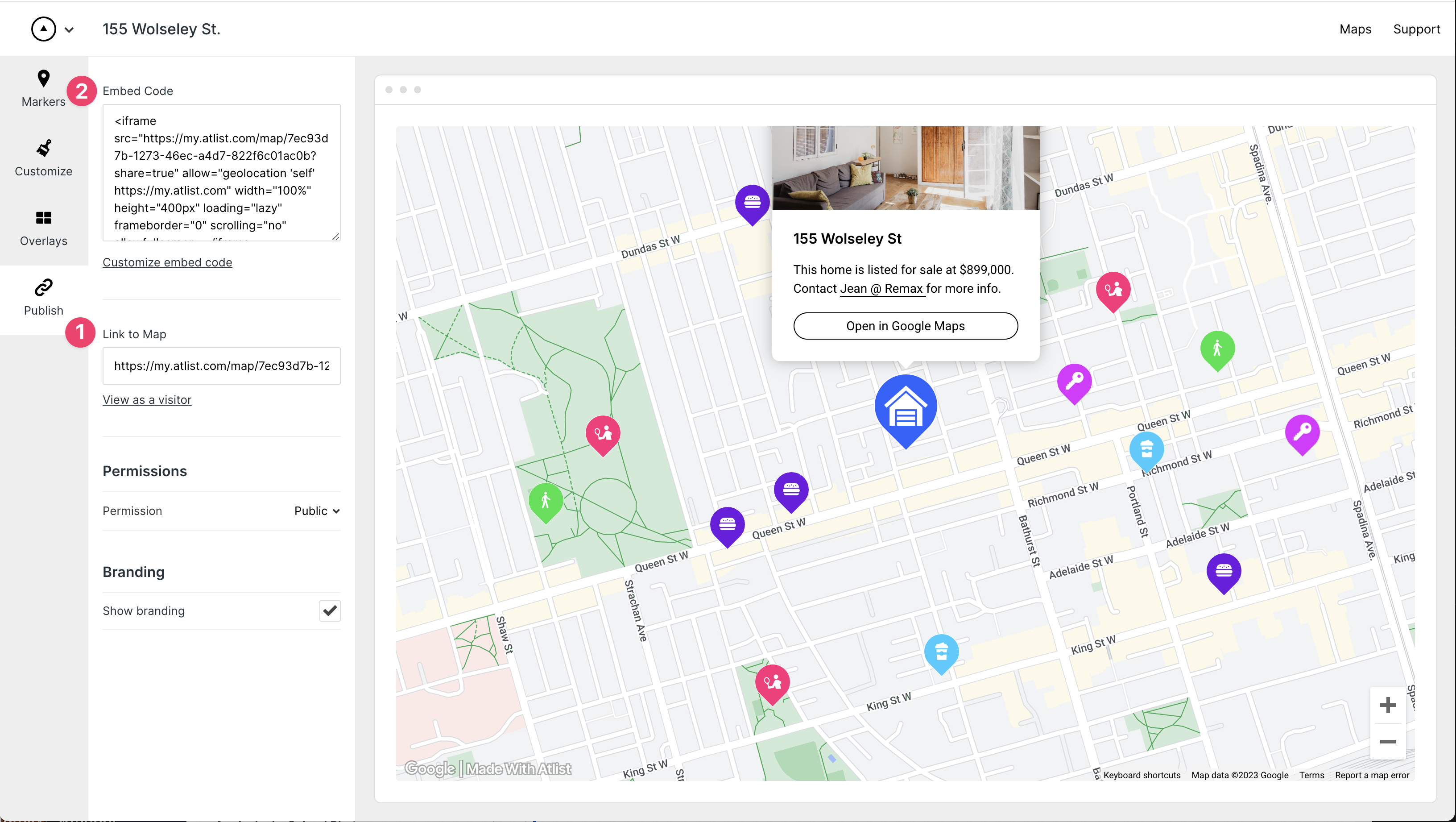 How to Make a Vicinity Map | Atlist